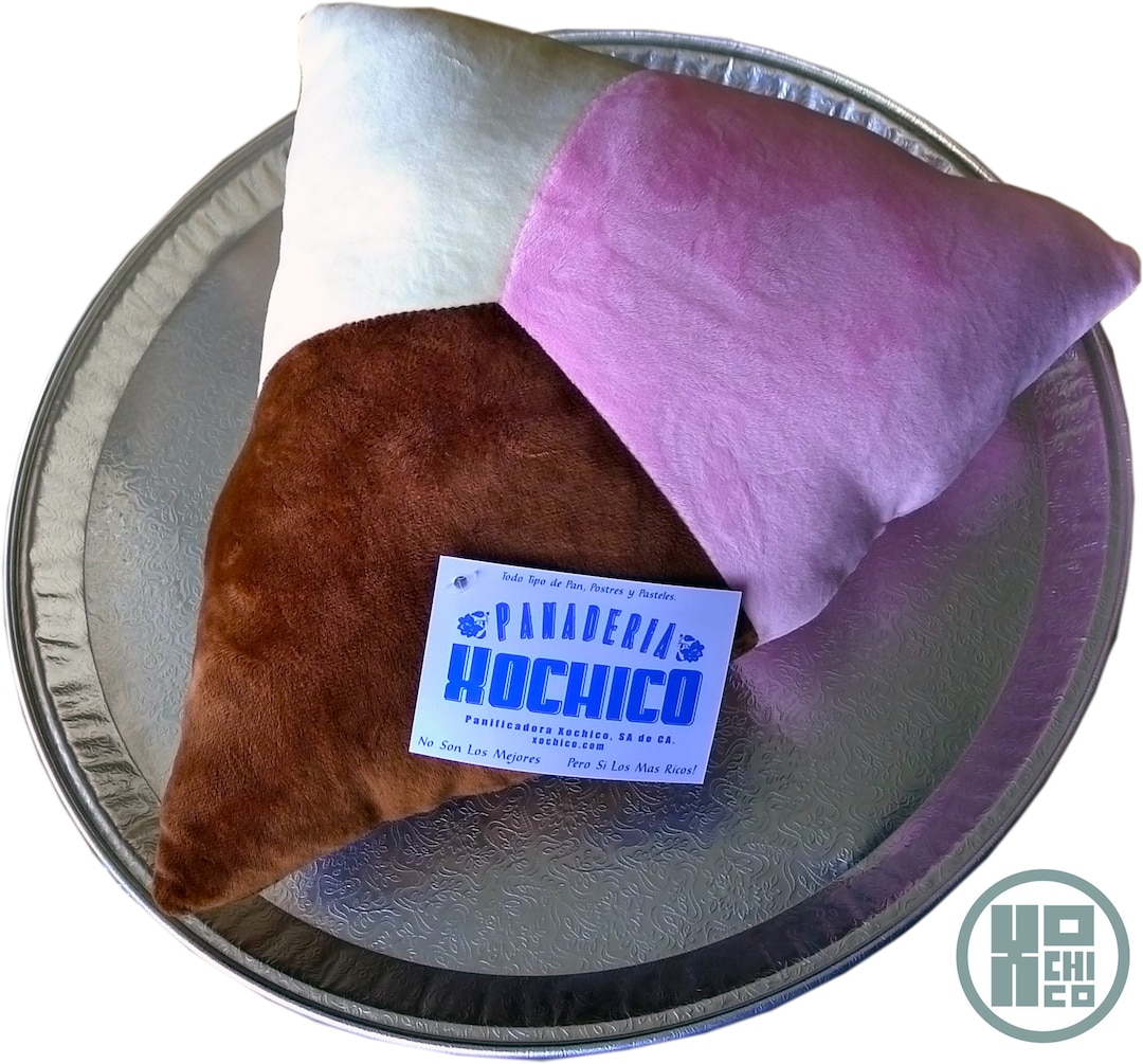 Plush Pan Dulce "payaso" (triangle Cookie) Cushion - Etsy
