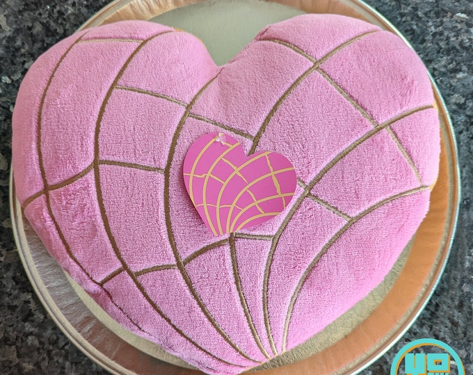 Pan Dulce Corazon (heart) Concha Plush Cushion - Etsy