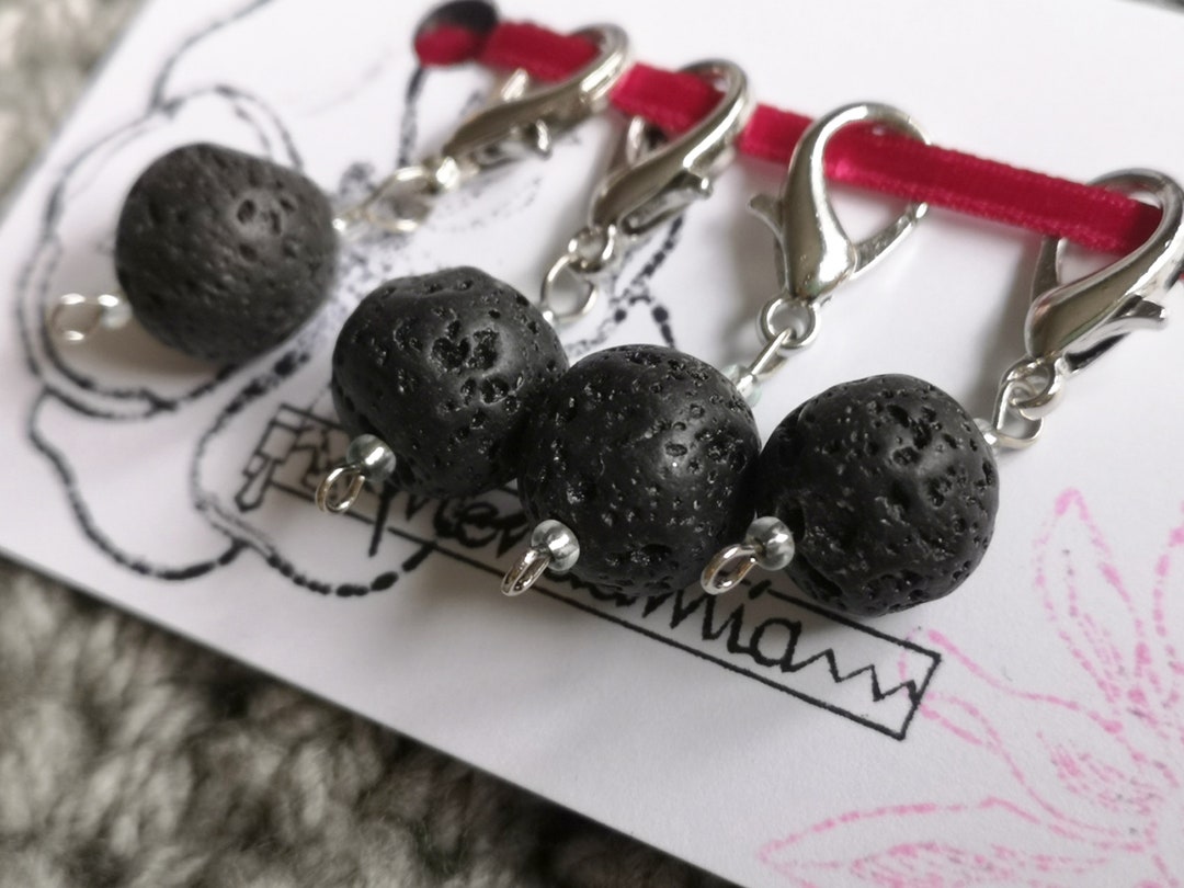 Round Stitch Markers, Project Guardian, Stitch Marker With Lobster ...