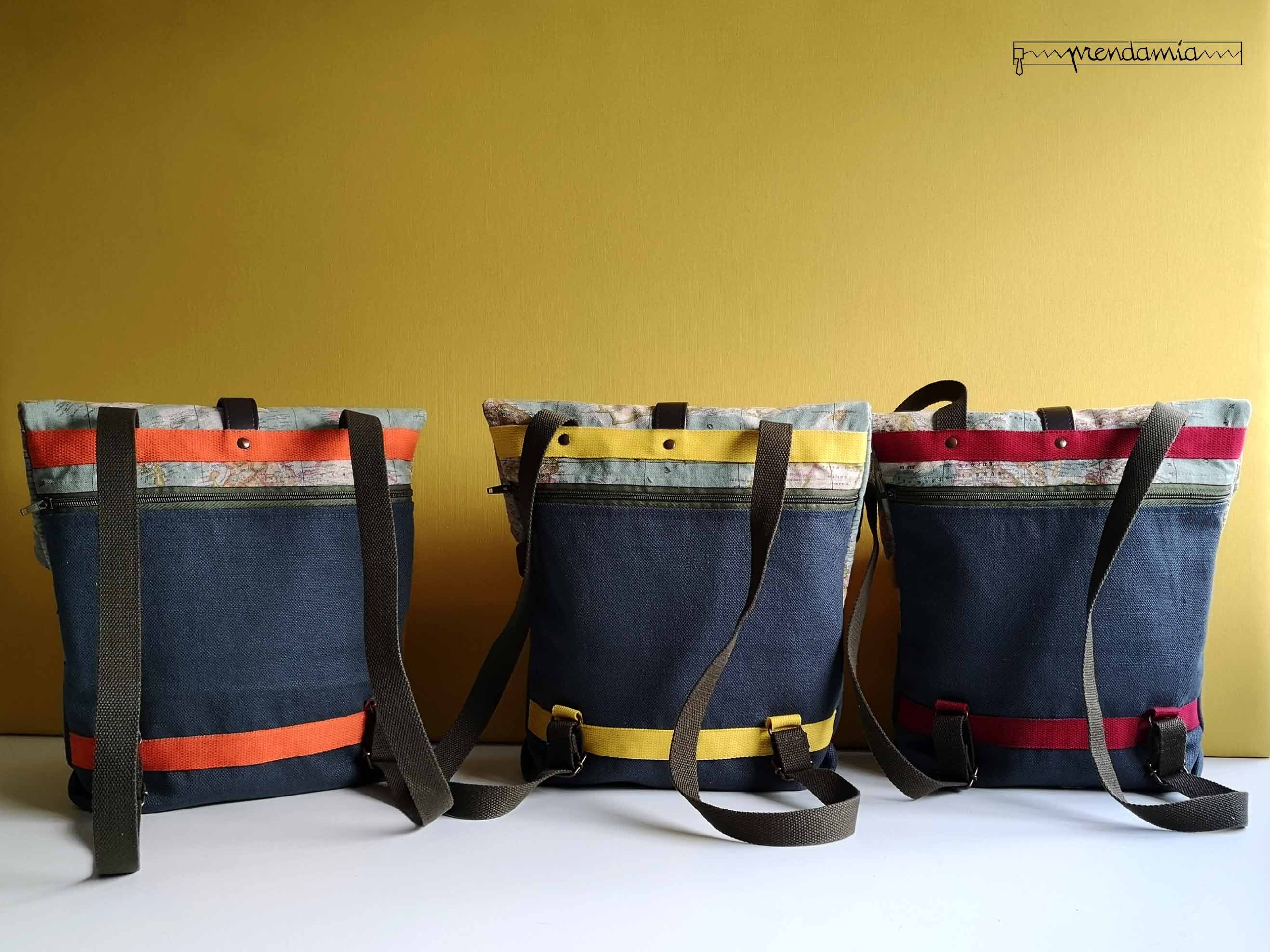 Map backpack canvas map backpack travel backpack design | Etsy