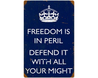 Freedom is in Peril - Etsy