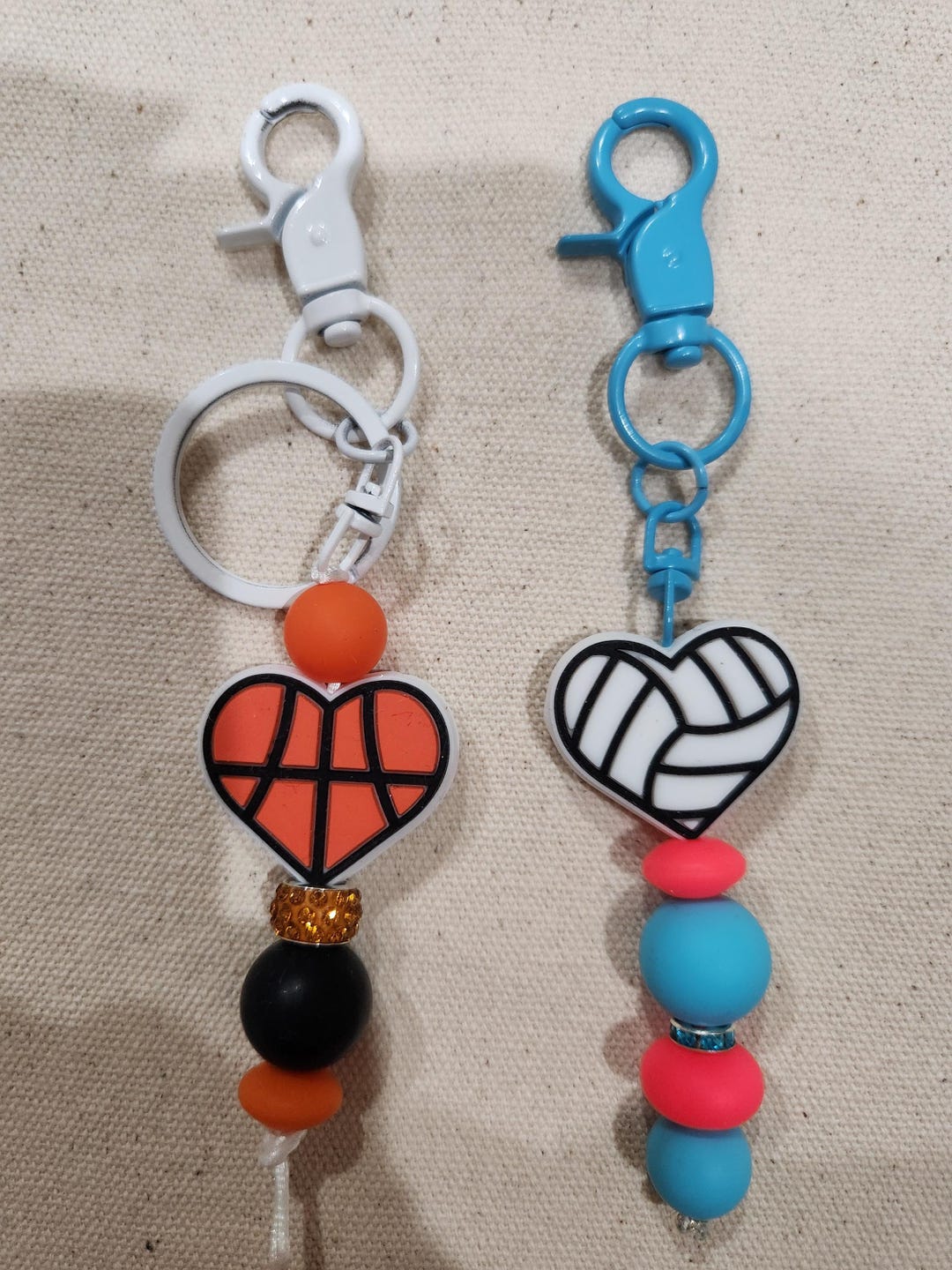 Custom Silicone Key Chain – Personalized Bead Pens | Cute Teacher Gift ...