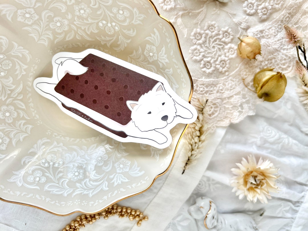 Ice Cream Sammy Vinyl Sticker - Etsy