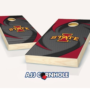 Officially Licensed Iowa State Cylones Swoosh Cornhole Set With Bags ...
