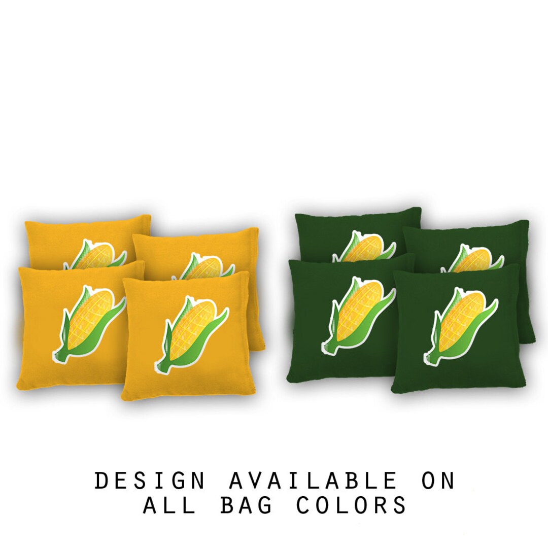 Corn on the Cob Cornhole Bags Set of 8 - 17 Colors to Choose From ...