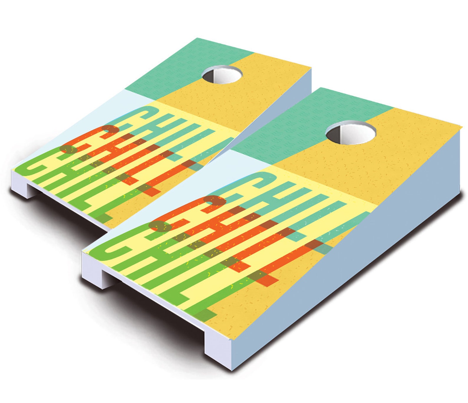 Chill Tabletop Cornhole Set With Bags - Desktop Cornhole - Mini Toss ...