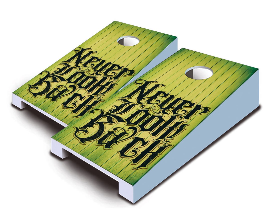 Never Look Back Cornhole Set With Bags - Desktop Cornhole - Mini Toss ...