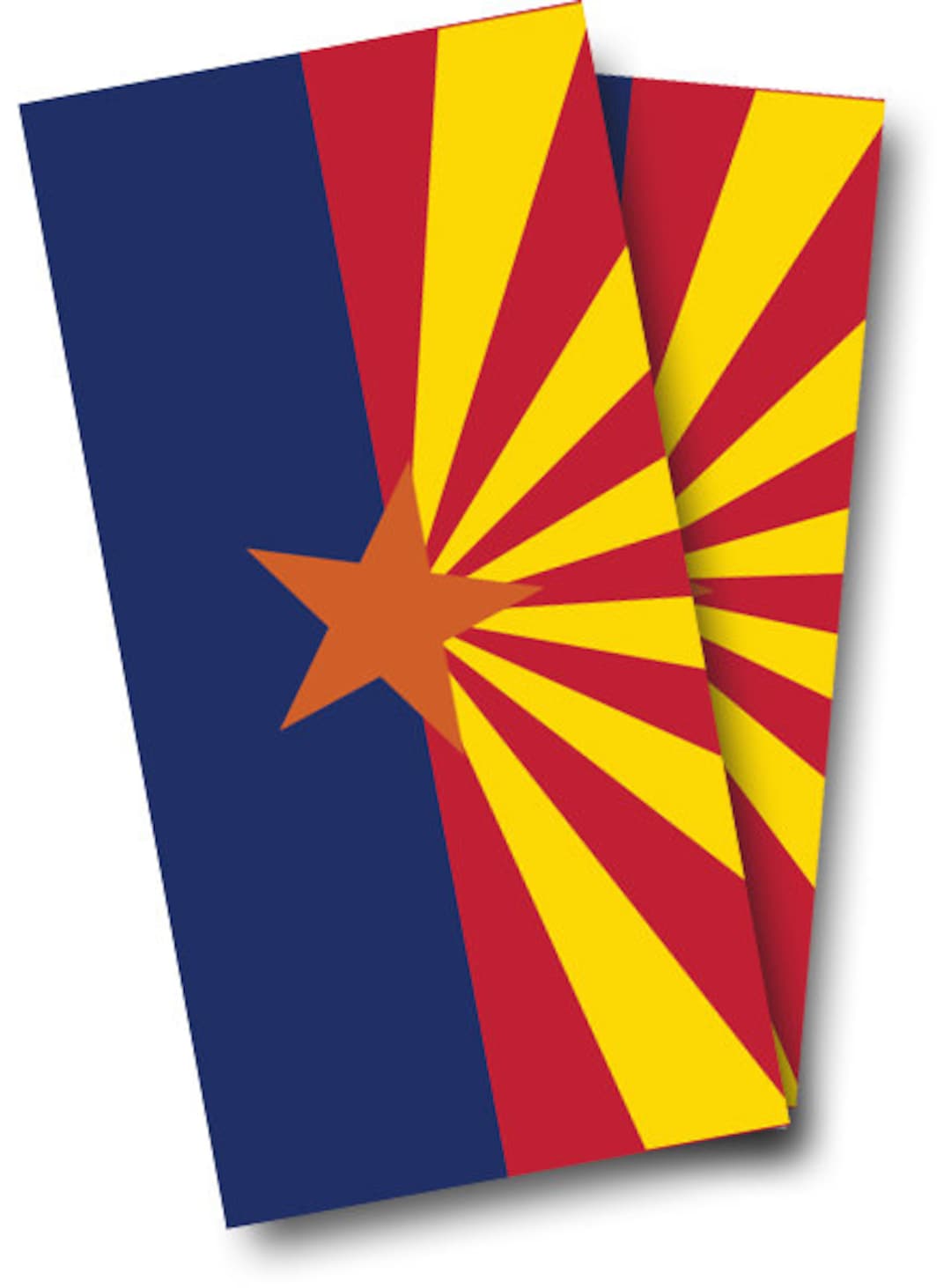 Arizona State Flag Cornhole Wraps - Cornhole Wraps - Cornhole Skins ...