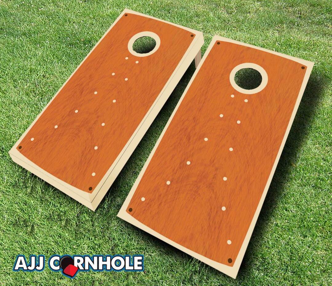 Retro Stained Dotted Cornhole Set With Bags - Cornhole Set - Quality ...