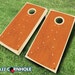 Retro Stained Dotted Cornhole Set With Bags Cornhole Set - Etsy