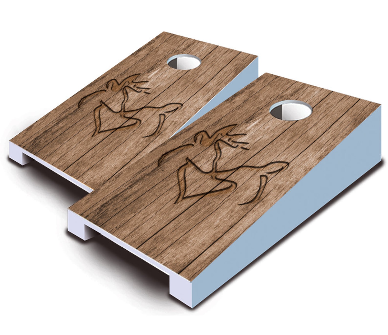 Deer Heart Tabletop Cornhole Set With Bags Desktop Cornhole - Etsy