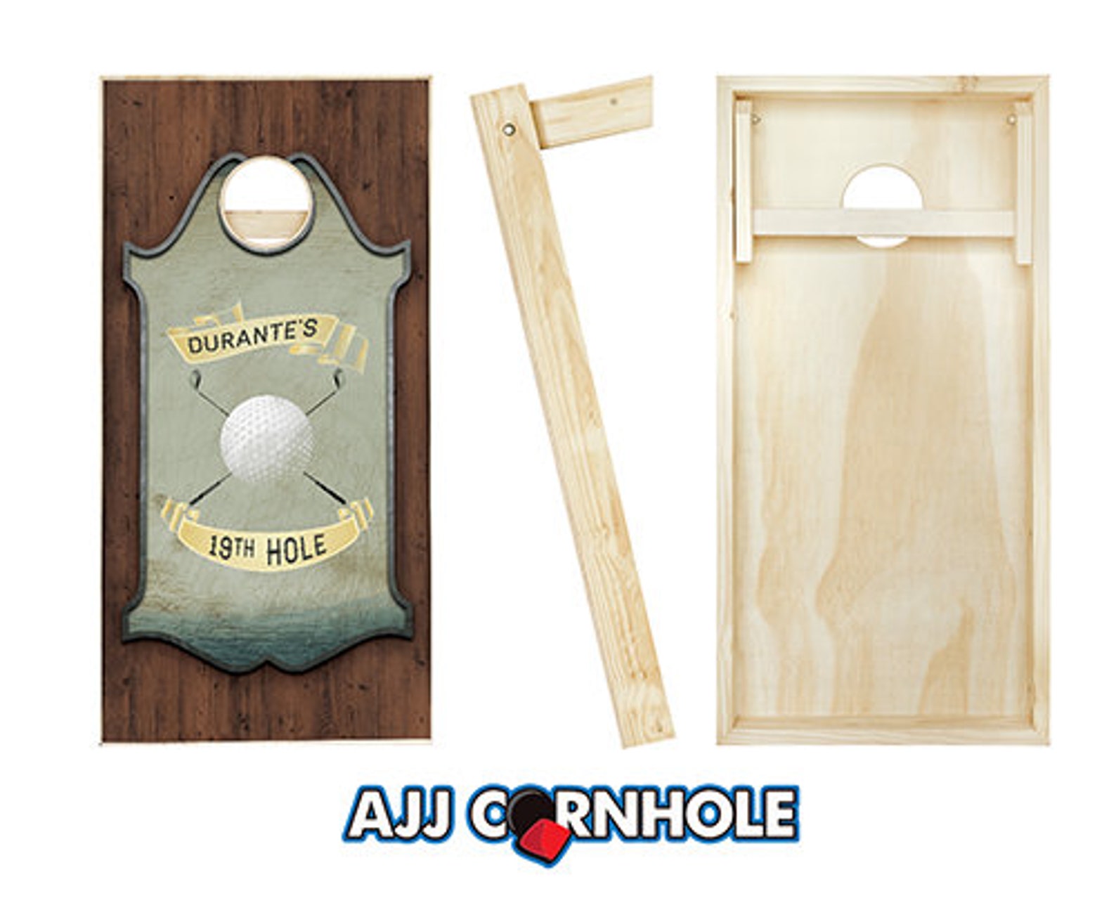 Personalized Golf Cornhole Set W/ Bags Cornhole Set - Etsy