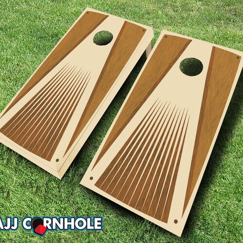 Retro Stained Color Me Cornhole Set With Bags Cornhole Set - Etsy