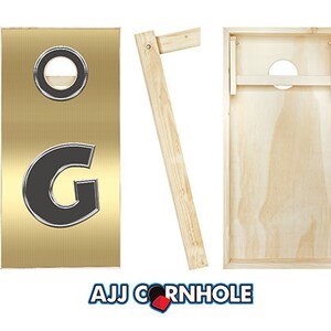 Monogrammed Gold Bling Cornhole Set With Bags -cornhole Set ...
