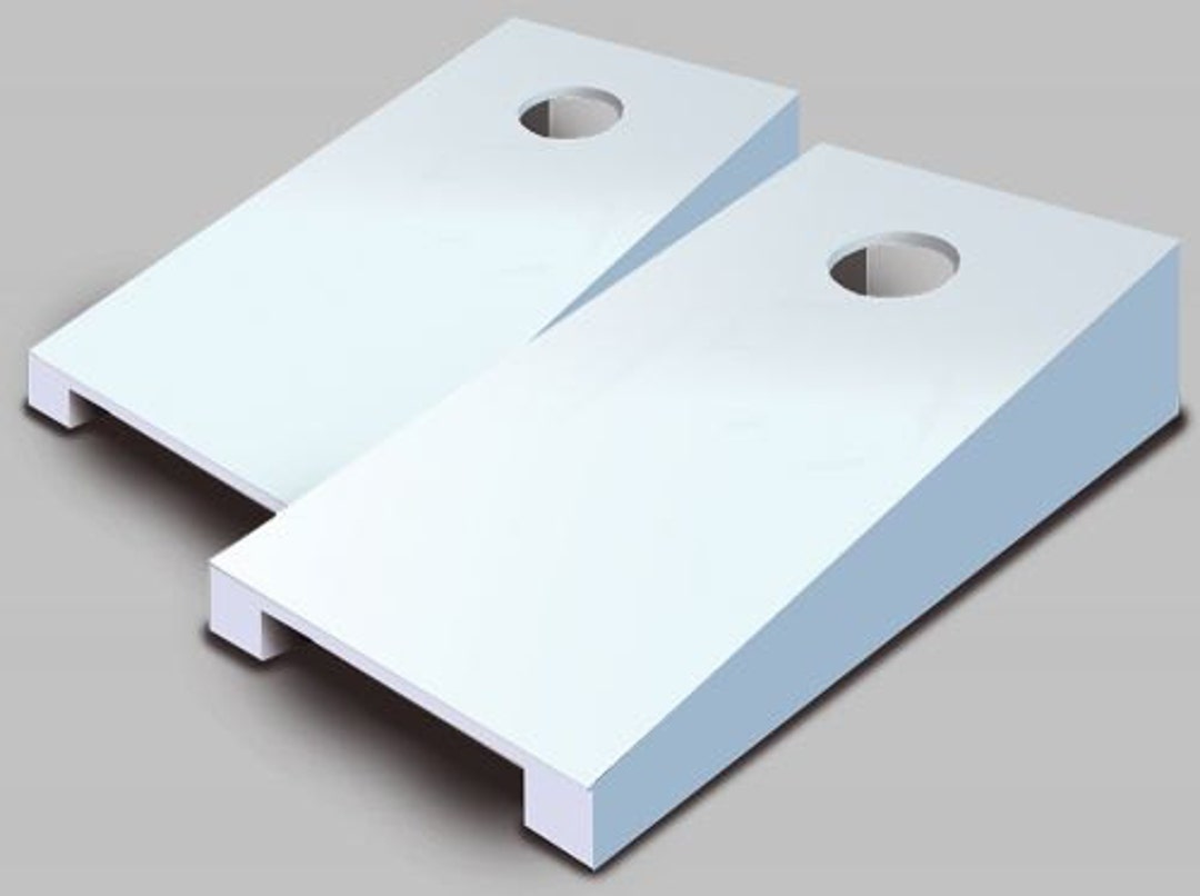 White Tabletop Cornhole Set With Bags - Desktop Cornhole - Mini Toss ...