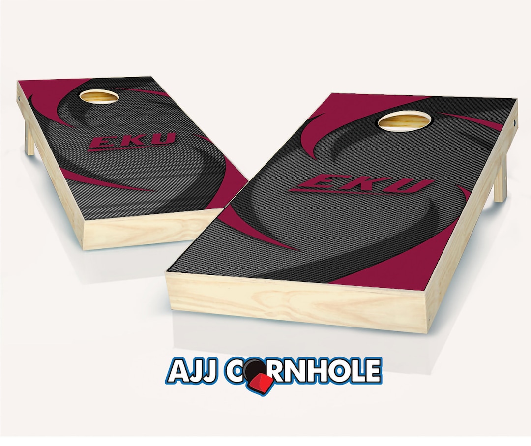 Officially Licensed Eastern Kentucky Swoosh Cornhole Set With Bags ...