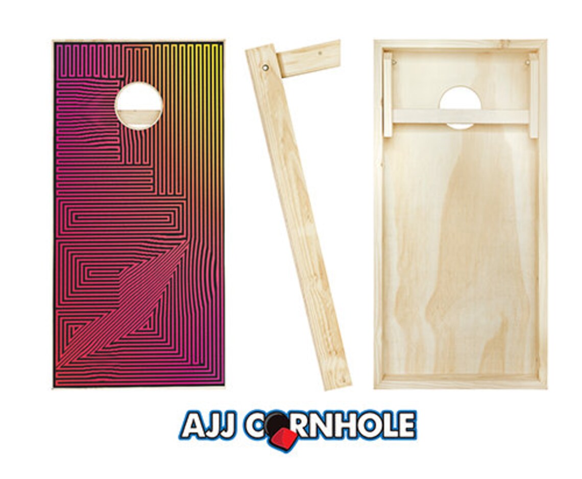 Dimensions Cornhole Set With Bags Cornhole Set Dimensions | Etsy