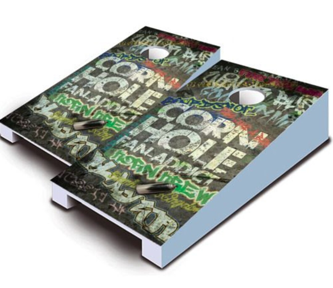 Cornhole Fan Addict Tabletop Cornhole Set With Bags - Desktop Cornhole ...