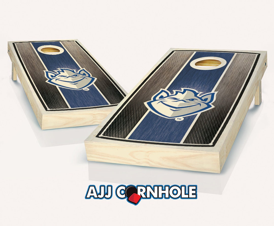 Officially Licensed St. Louis Striped Stained Cornhole Set With Bags ...