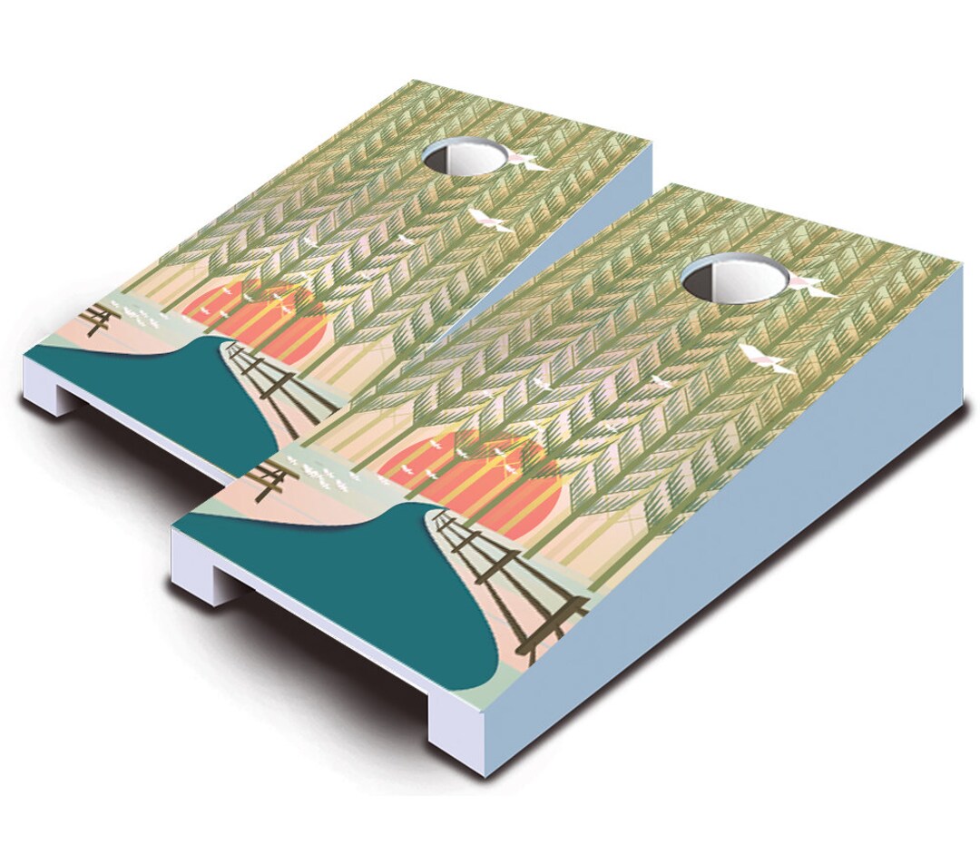 Park Stroll Tabletop Cornhole Set With Bags - Desktop Cornhole - Mini ...