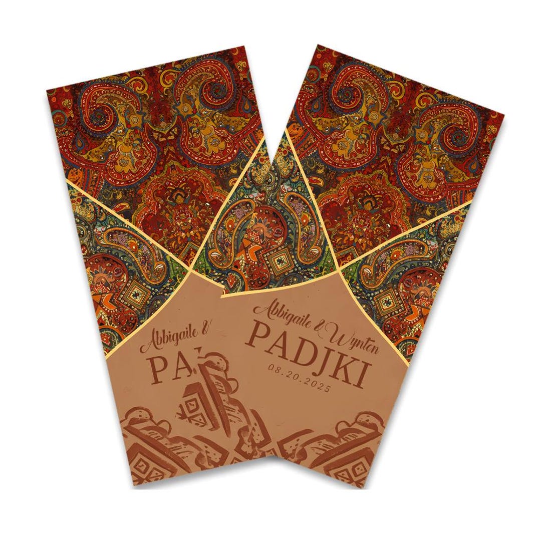 Personalized Wedding Cultural Heritage Celebration Cornhole Wraps ...