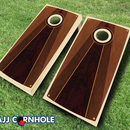 Retro Stained Color Me Cornhole Set With Bags Cornhole Set - Etsy