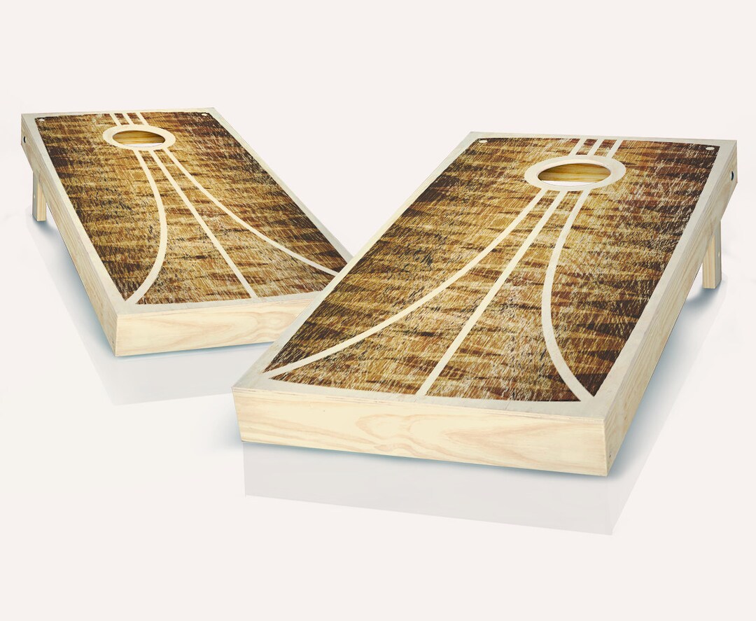 Retro Stained Defacto Cornhole Set With Bags - Cornhole Set - Stained ...