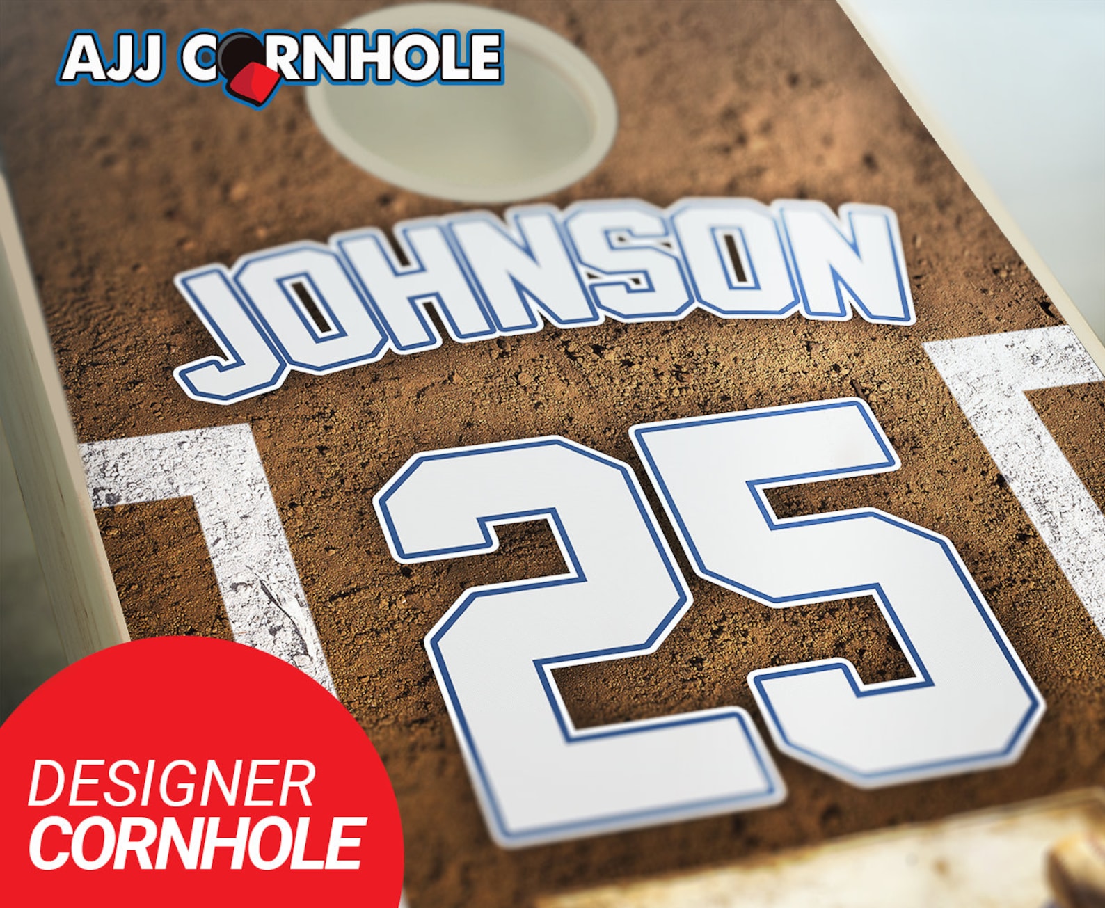 Personalized Baseball Cornhole Set W/ Bags - Baseball Cornhole Set ...