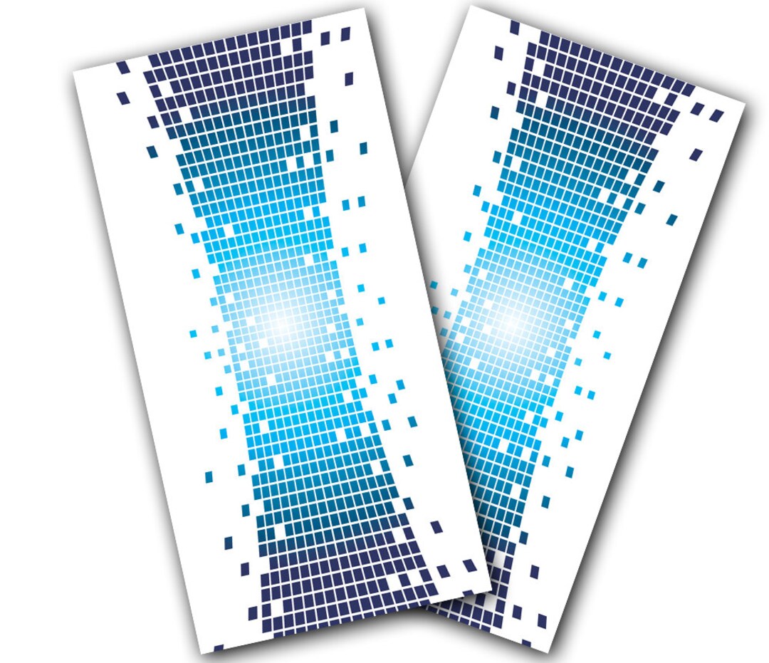 Pixel Warp Cornhole Wraps - Cornhole Wraps - Cornhole Skins - Pixel ...