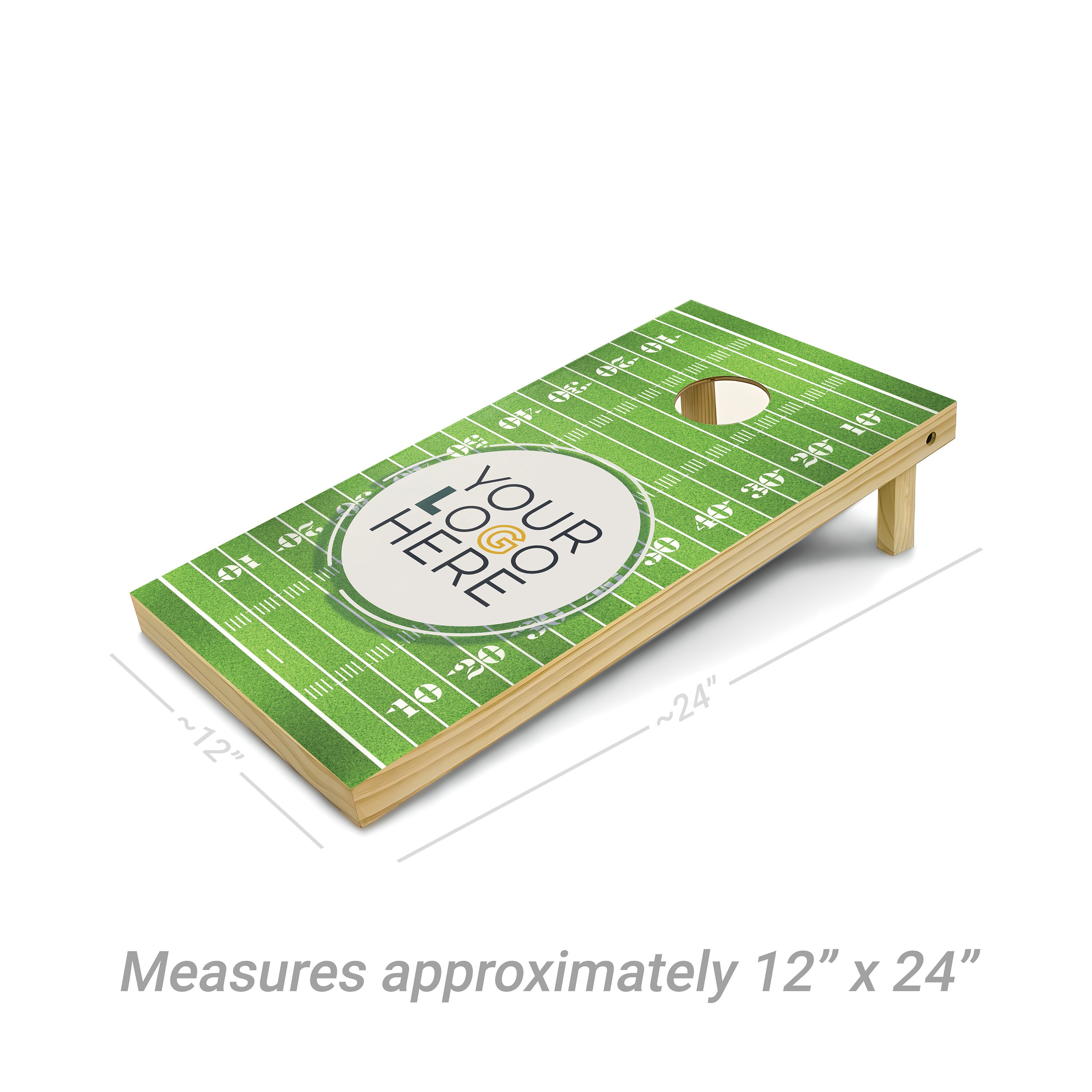 Custom Football Field Cornhole Junior Set Custom Cornhole - Etsy