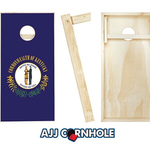 Kentucky State Flag Cornhole Set With Bags - Cornhole Set - Ocean ...
