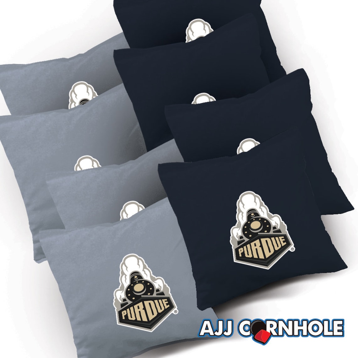 Officially Licensed Purdue Pyramid Stained Cornhole Set With Bags -bean ...