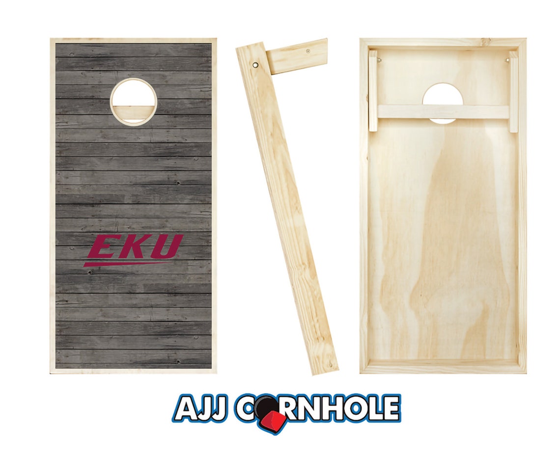 Officially Licensed Eastern Kentucky Distressed Cornhole Set With Bags ...