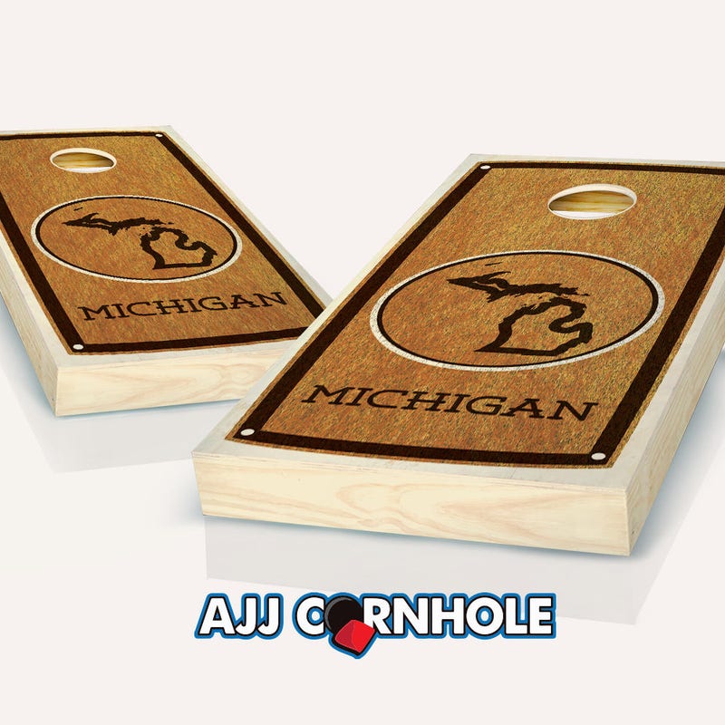 Michigan State Cornhole - Etsy
