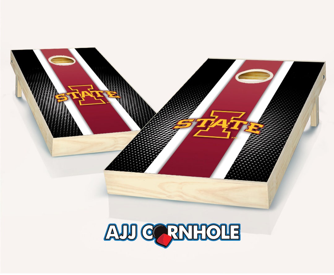 Officially Licensed Iowa State Cylones Striped Cornhole Set With Bags ...