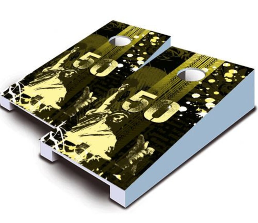 Urban Grunge Tabletop Cornhole Set With Bags - Desktop Cornhole - Mini ...