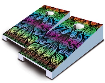 White Tabletop Cornhole Set With Bags Desktop Cornhole Mini Toss Corn ...