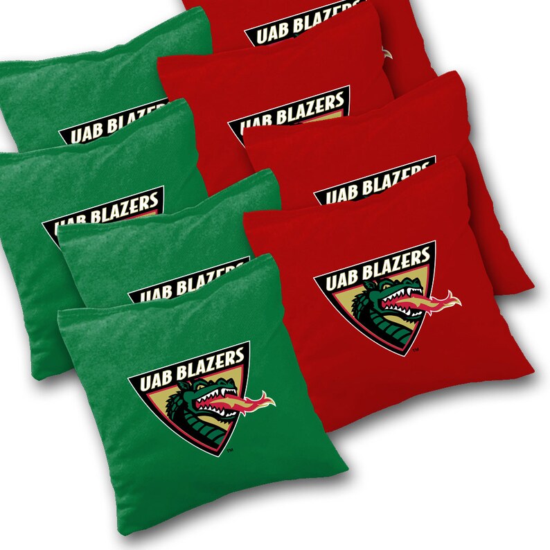 Officially Licensed UAB Blazers Striped Cornhole Set with Bags | Etsy