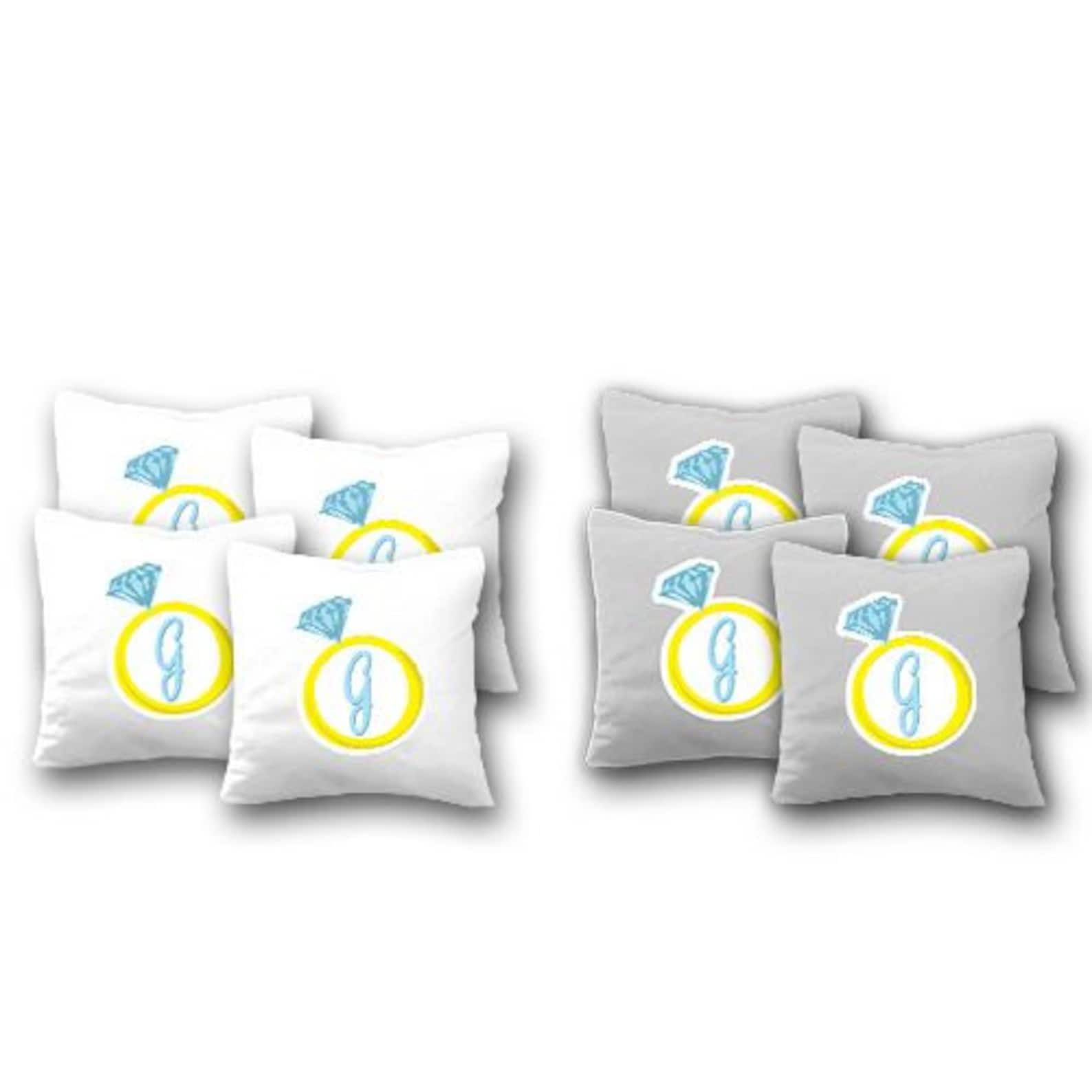 Custom Wedding Ring Cornhole Bags Set of 8 17 Colors to - Etsy