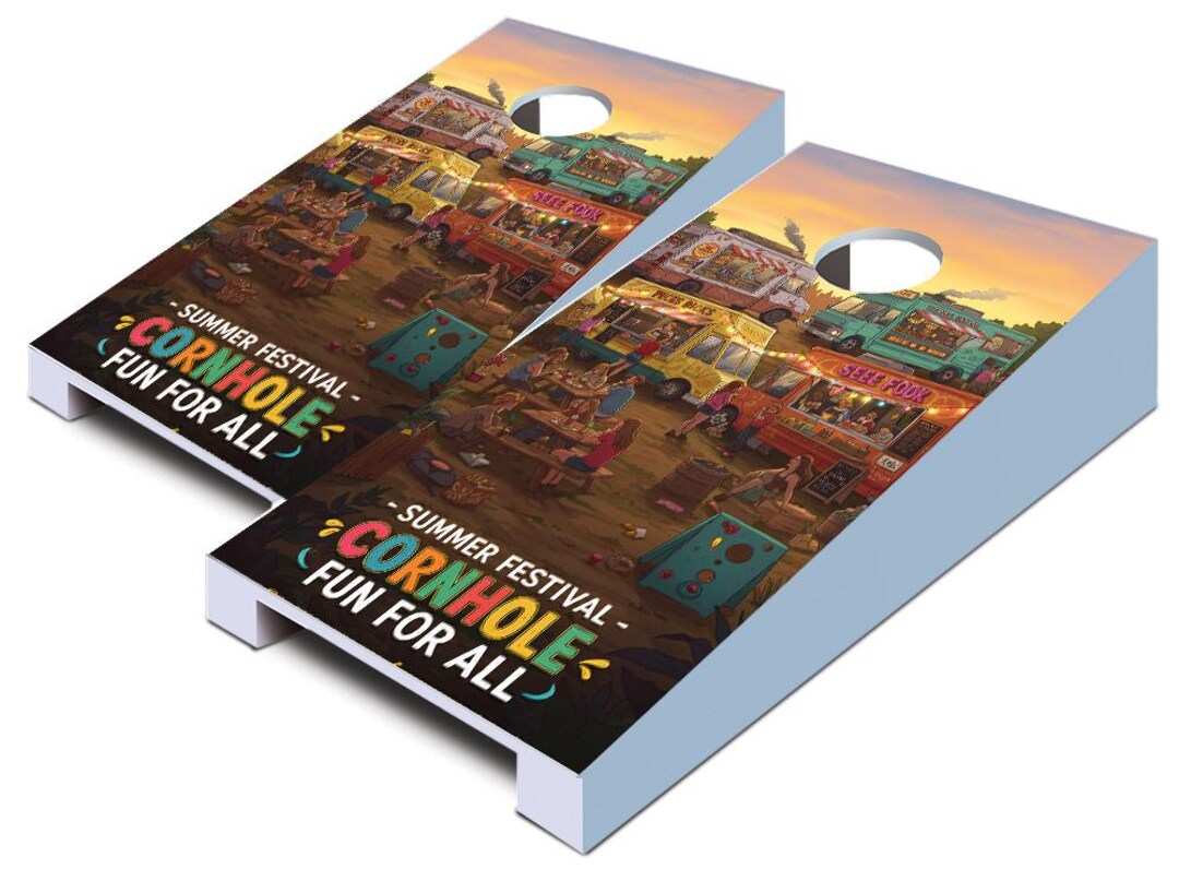 Summer Festival Cornhole Fun for All Cornhole With Bags - Desktop ...