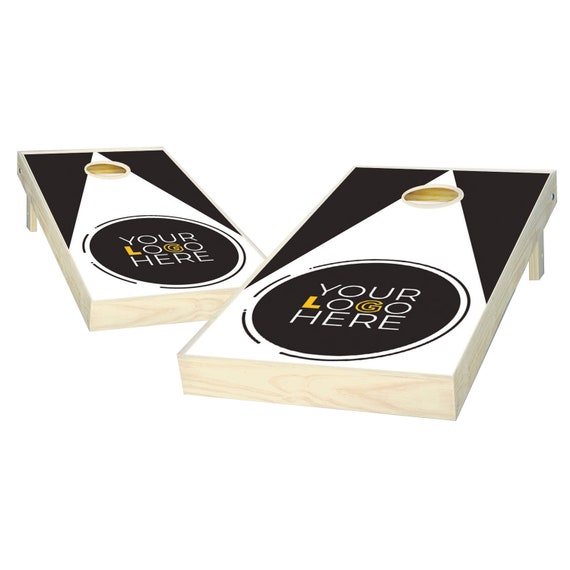 Custom Cornhole Set Add Your Logo Here Custom Pyramid 23 - Etsy