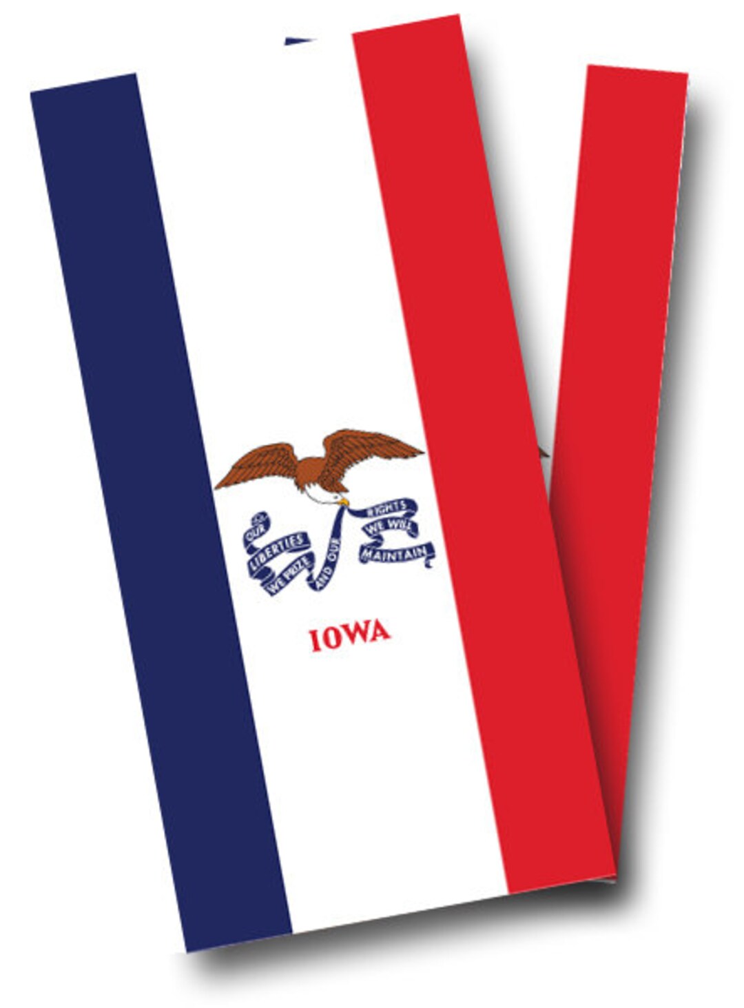 Iowa State Flag Cornhole Wraps - Cornhole Wraps - Cornhole Skins ...