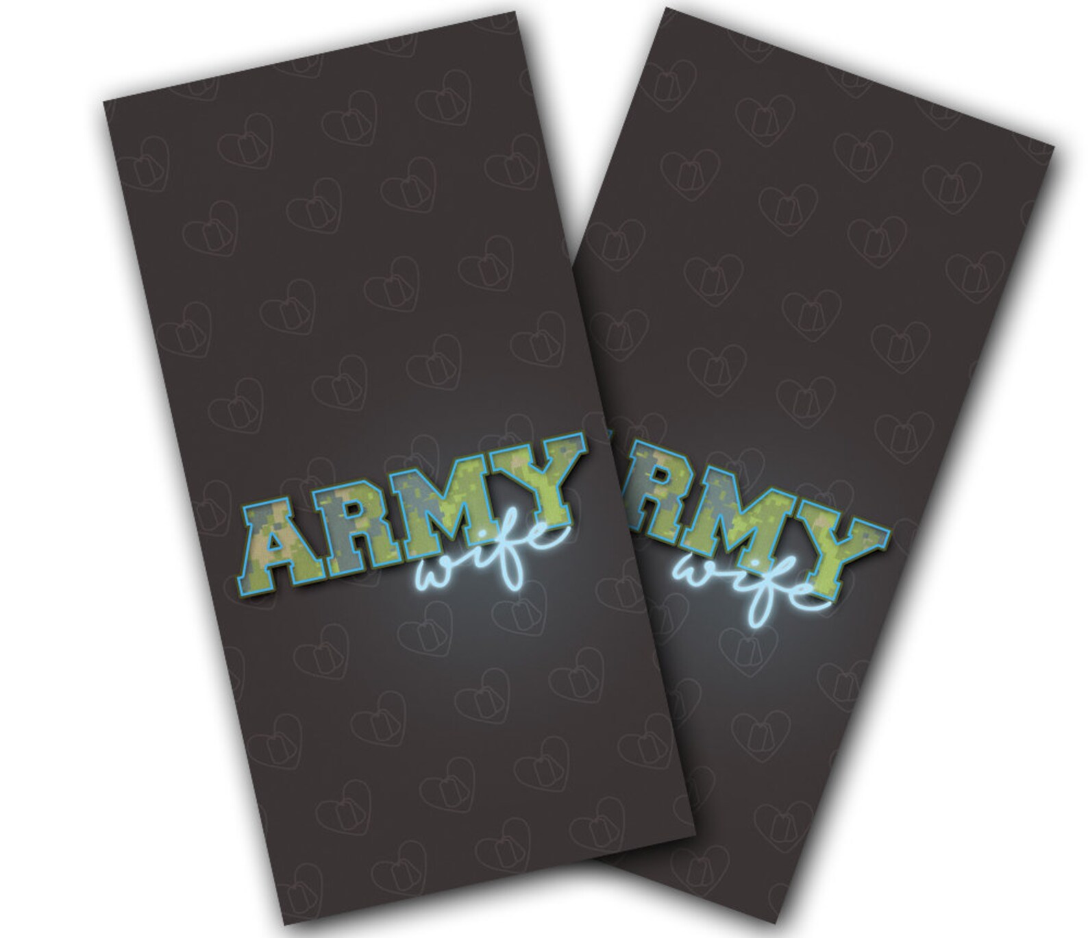 Army Wife Cornhole Wraps - Cornhole Wraps - Cornhole Skins - Vinyl Wrap ...