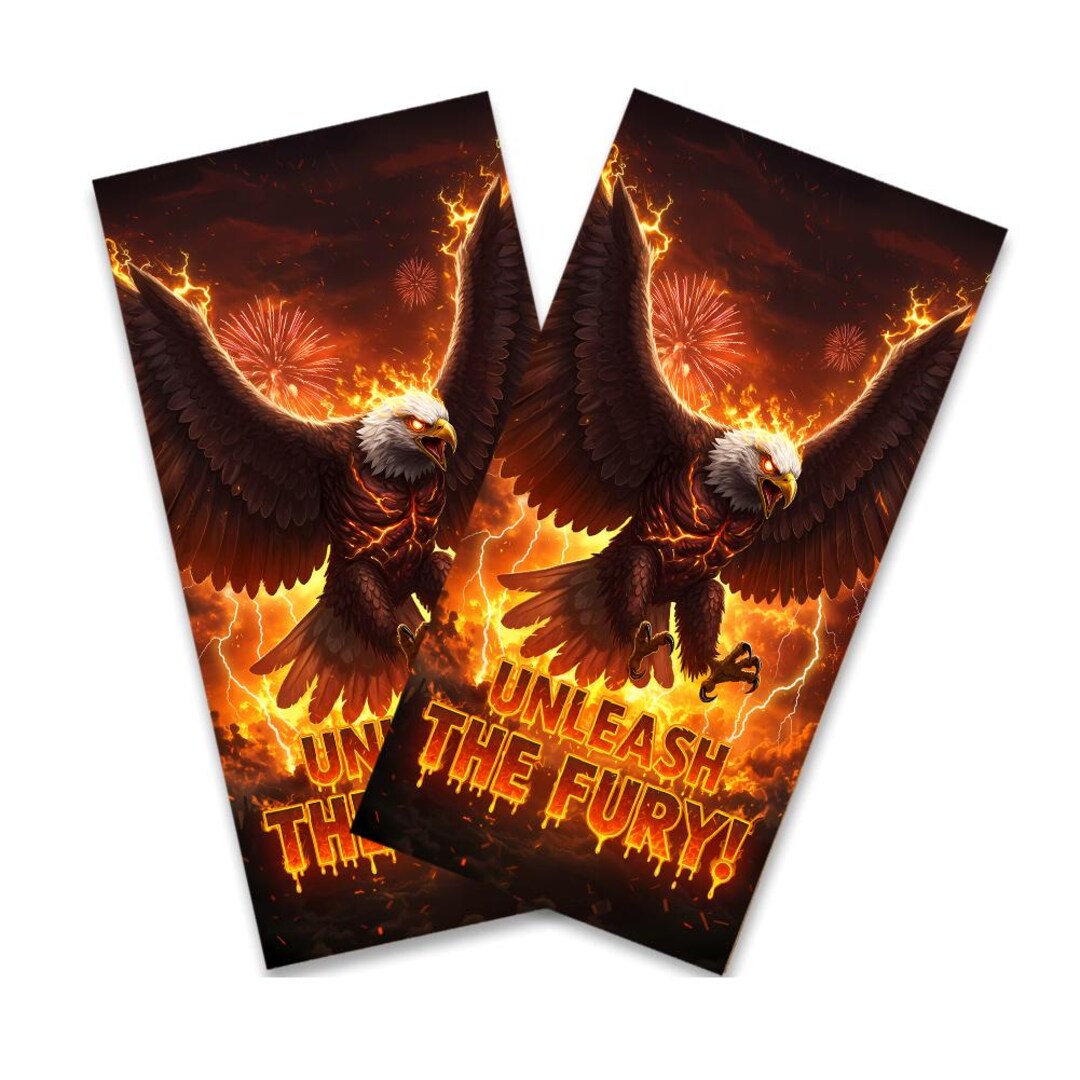 Unleash the Fury Extreme Eagle Cornhole Wraps - Cornhole Wraps ...