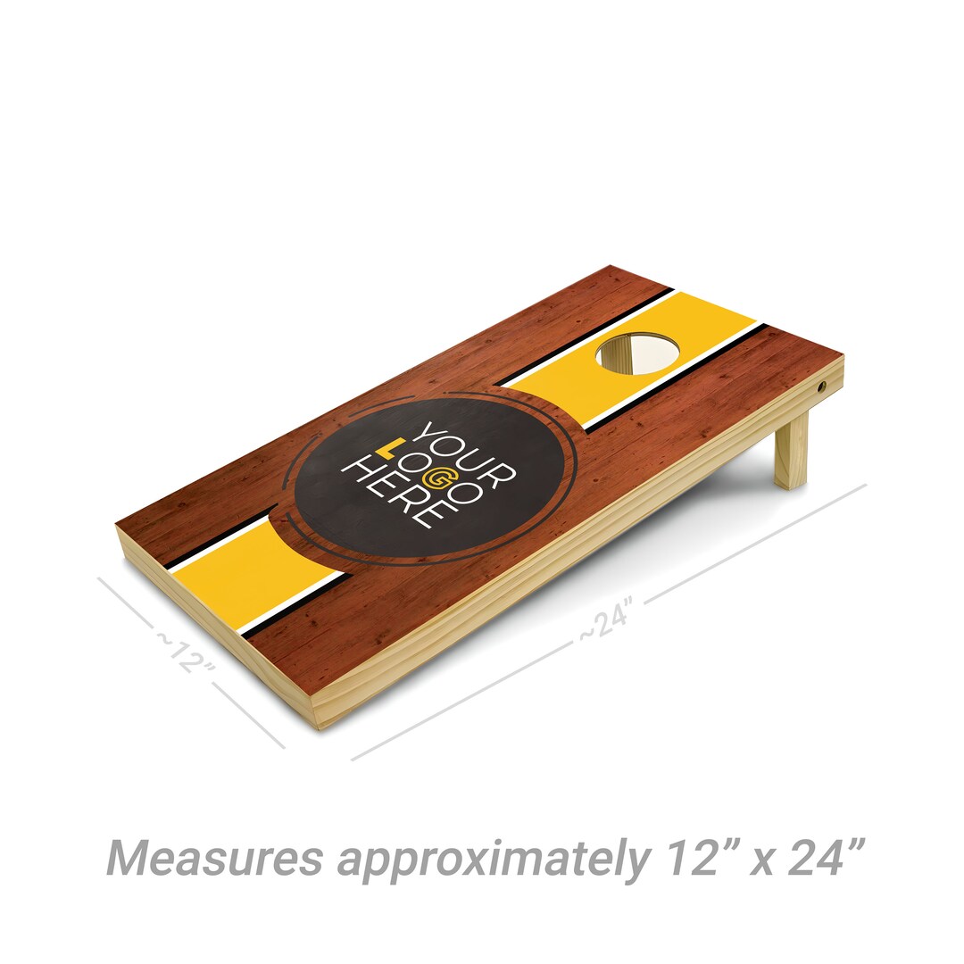 Custom Wood Stripe Cornhole Junior Set - Custom Cornhole Junior Game ...