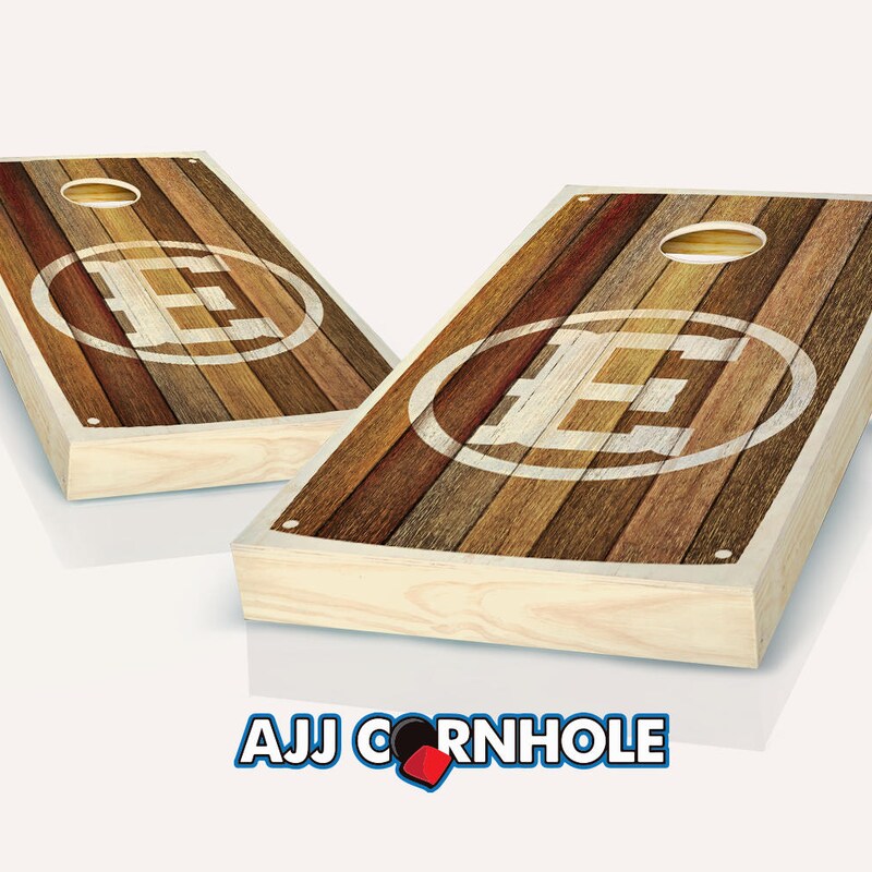 Monogram Cornhole - Etsy
