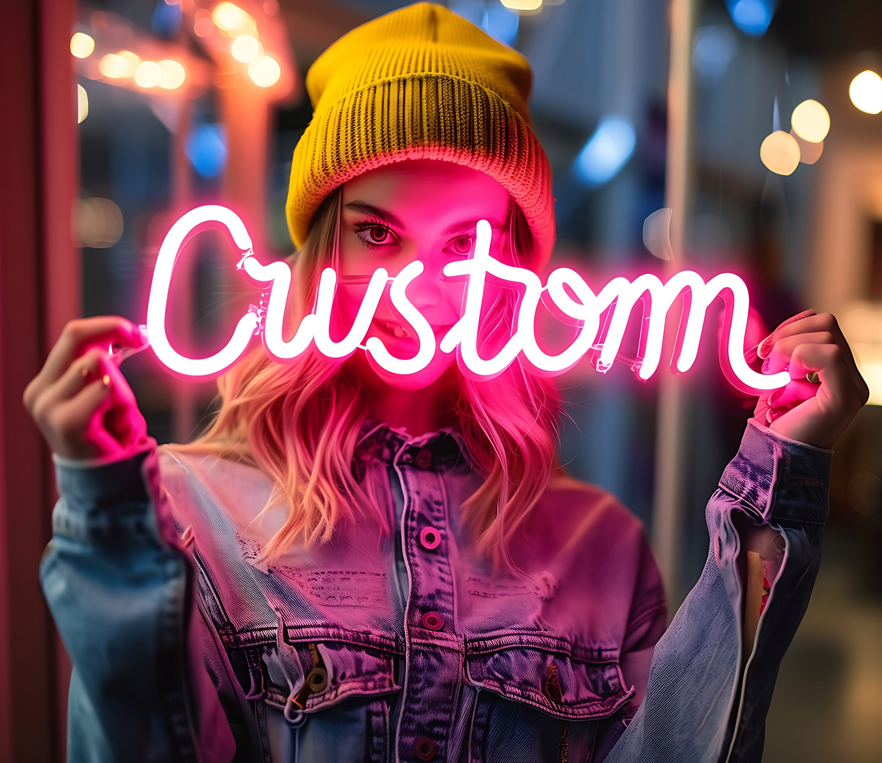 Custom Neon LED Signs - Logo, Wedding, Bedroom, Bar, Name, Happy ...