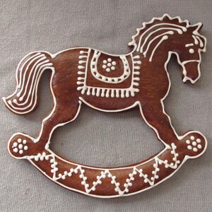Cookie Cutter, Rocking Horse Shape, Large for Gingerbread, Christmas ...