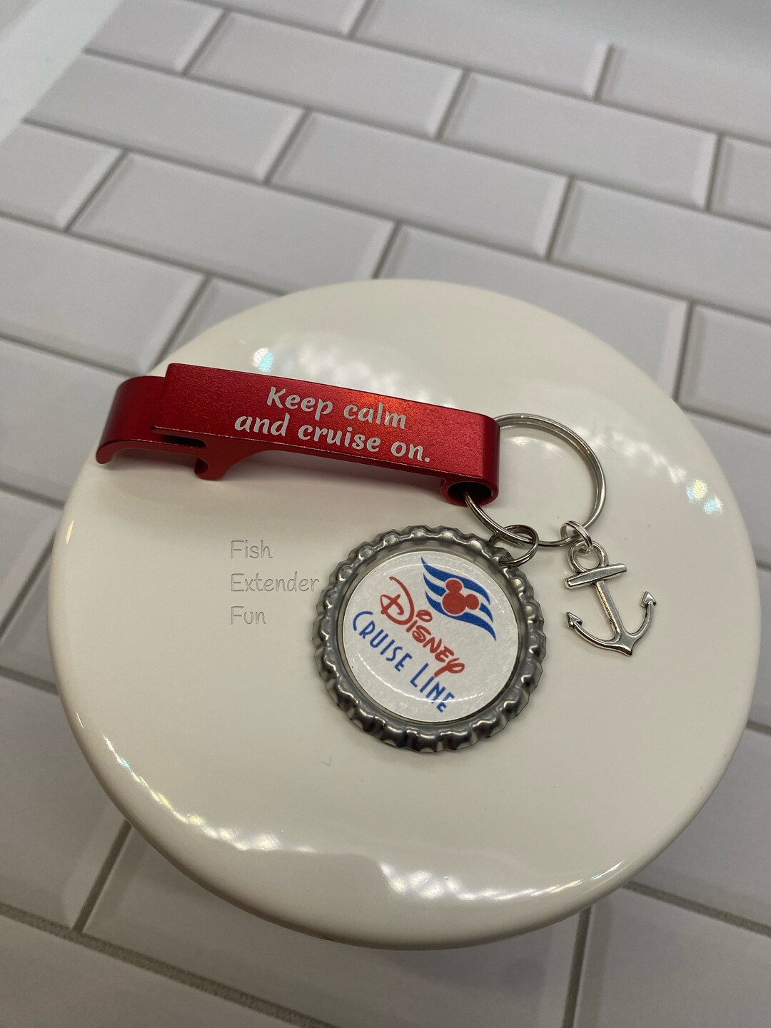 Disney Cruise Keychains, Bottle Openers / Set of 6 / Fish Extender ...