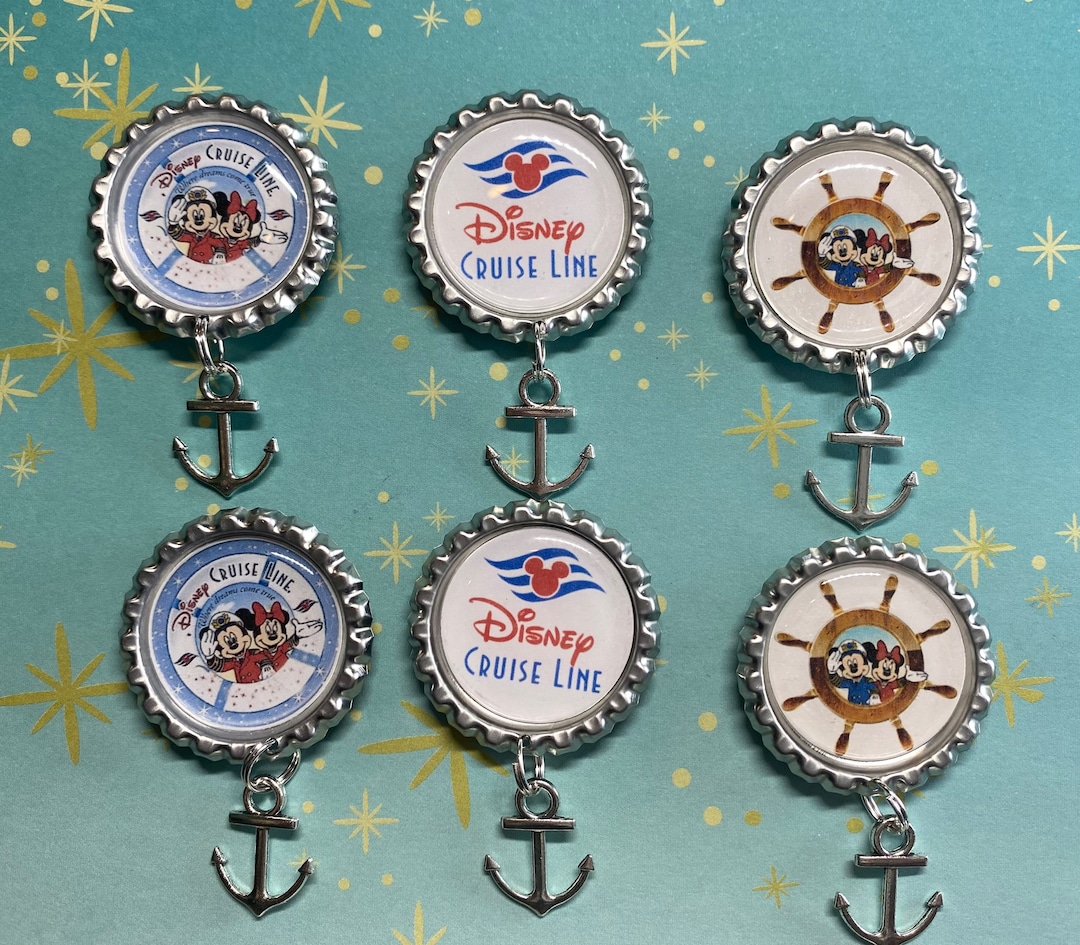 Disney Cruise Magnets With Anchor Charm / Set of 6 or 12 / Fish ...
